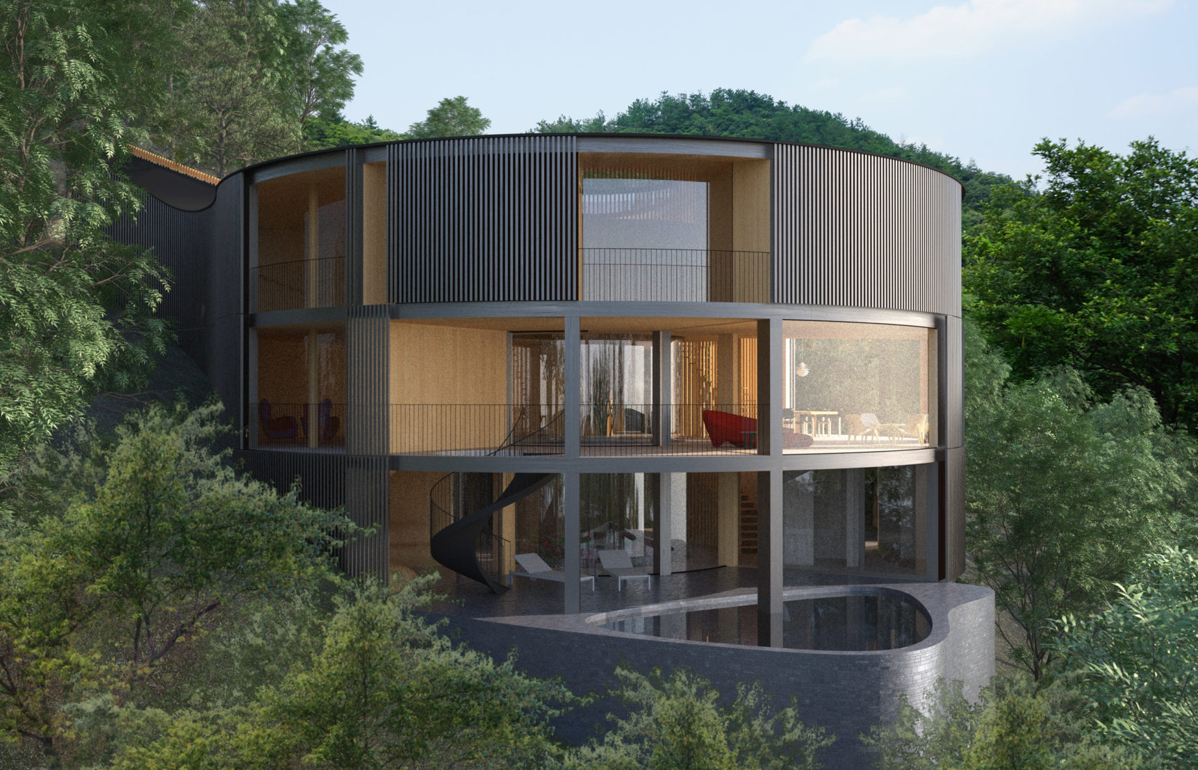 Round villa - GEOMETRIA